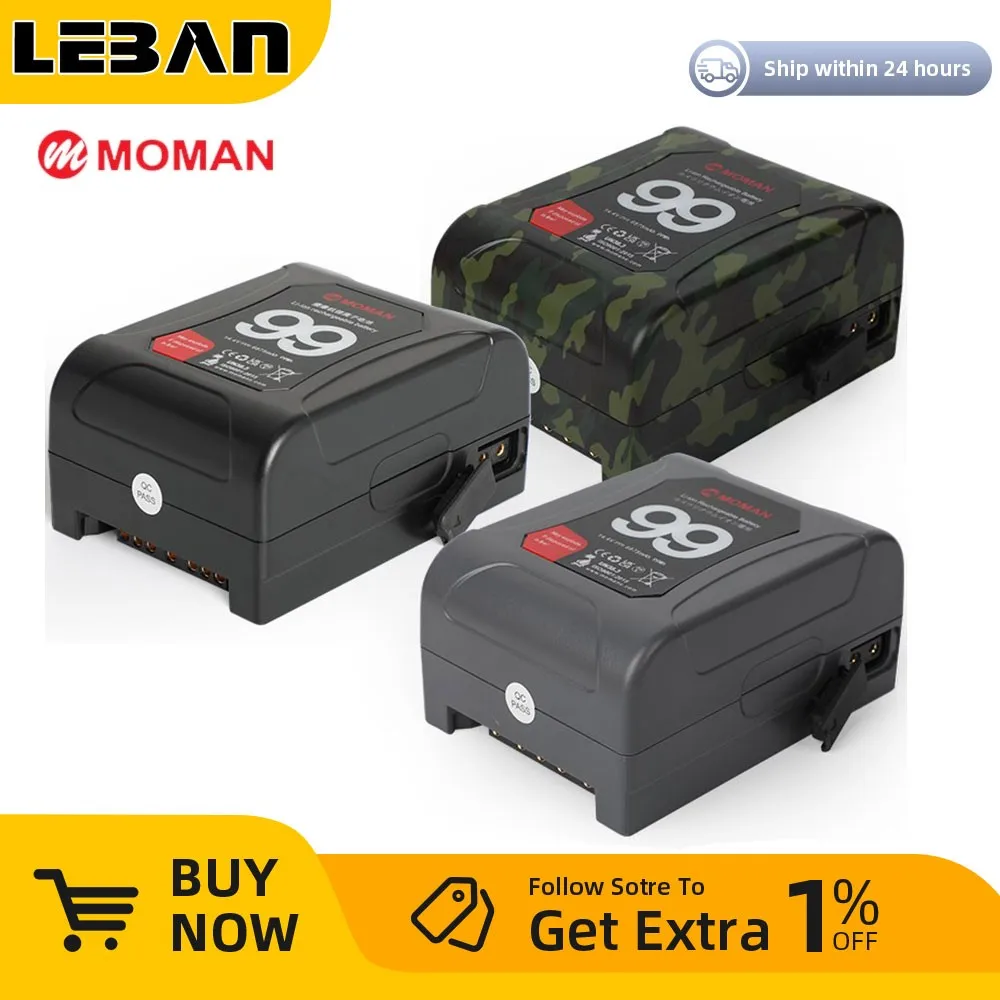 MOMAN-Power-99-V-Mount-Battery-6875mAh-Mini-Power-Bank-for-Cameras ...