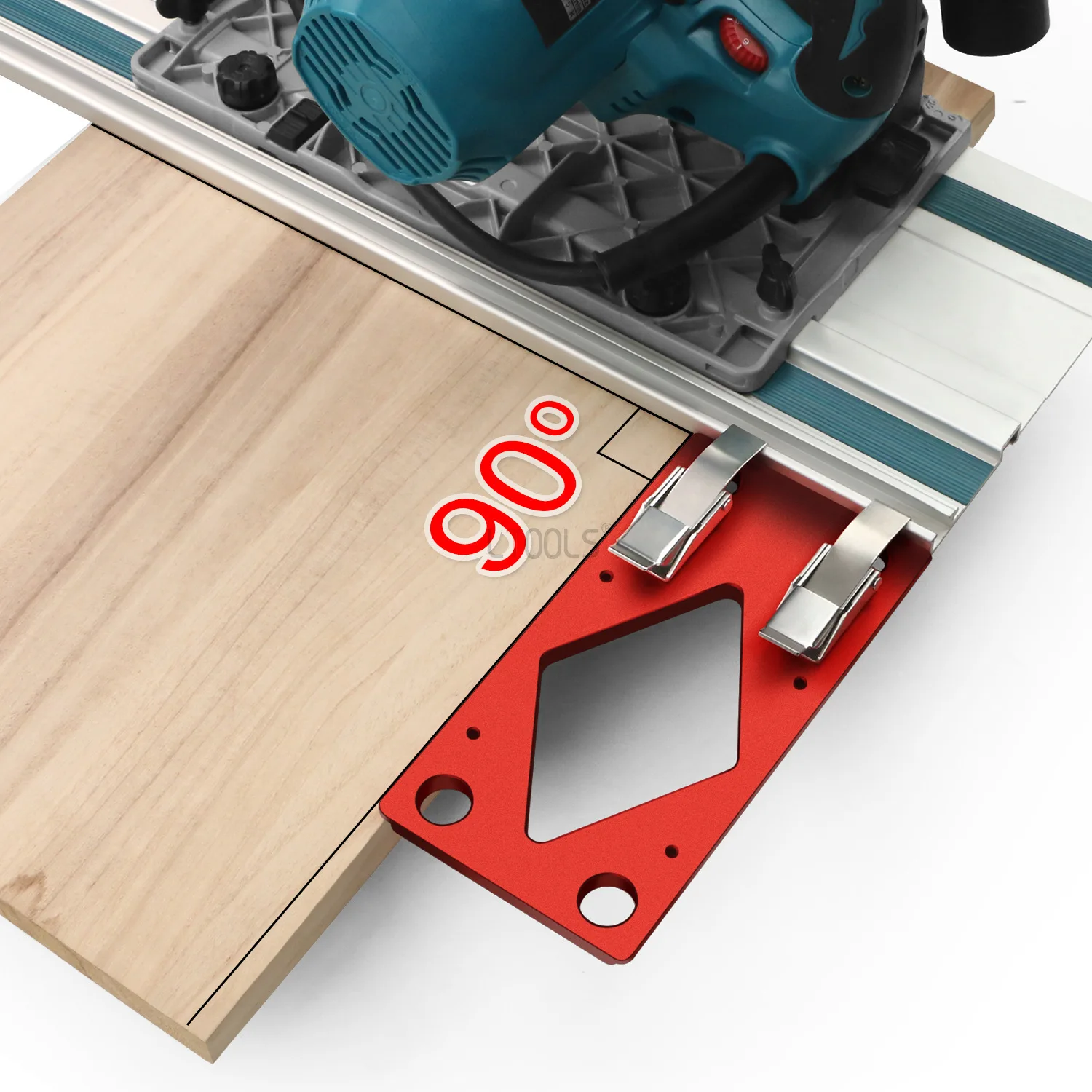 Woodworking Right Angle Guide Rail Block Aluminum Right Angle Limit ...