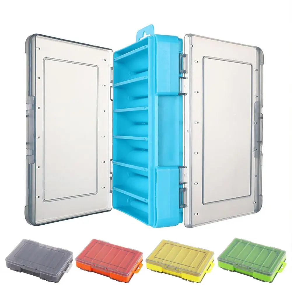 Fishing-Tackle-Box-12-Compartments-Double-Sided-Lure-Box-Organizer-U ...