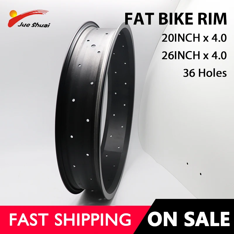20-26-x-4-0-Fat-Bicycle-Rim-80mm-Width-Black-36-Holes-12G-Spoke ...