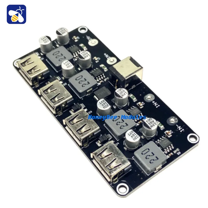 4-way-fast-charging-module-12V24V-to-QC3-0-fast-charging-single-USB ...