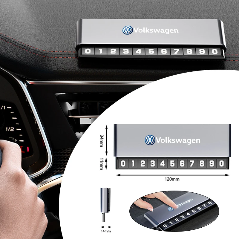 Car-Phone-Number-Card-Temporary-Parking-Card-Plate-Telephone-Number-Car ...