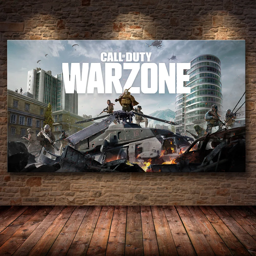 Unframed-HD-Call-of-Duty-Warzone-Game-Poster-Anime-canvas-Decorative ...