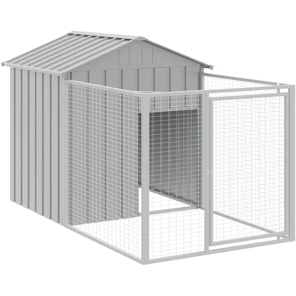 Extended Run, Versatile and Durable Galvanized Steel Pet Kennel with ...