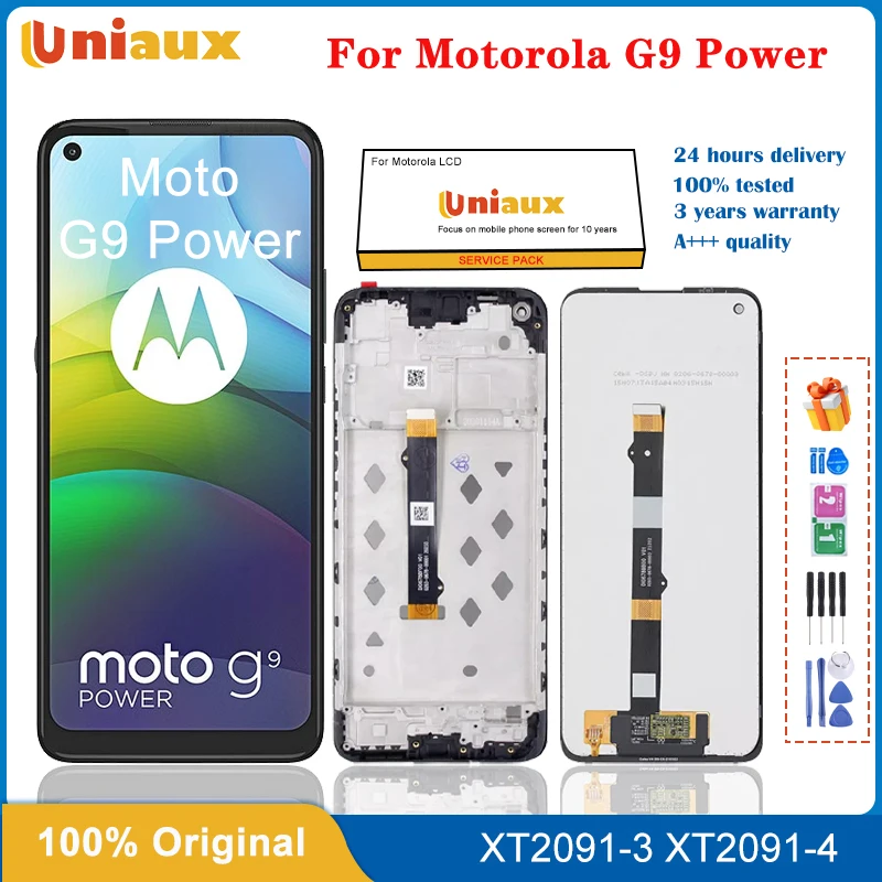 6.8" Original For Motorola Moto G9 Power XT2091-3 XT2091-4 LCD Display Touch Screen Panel ...