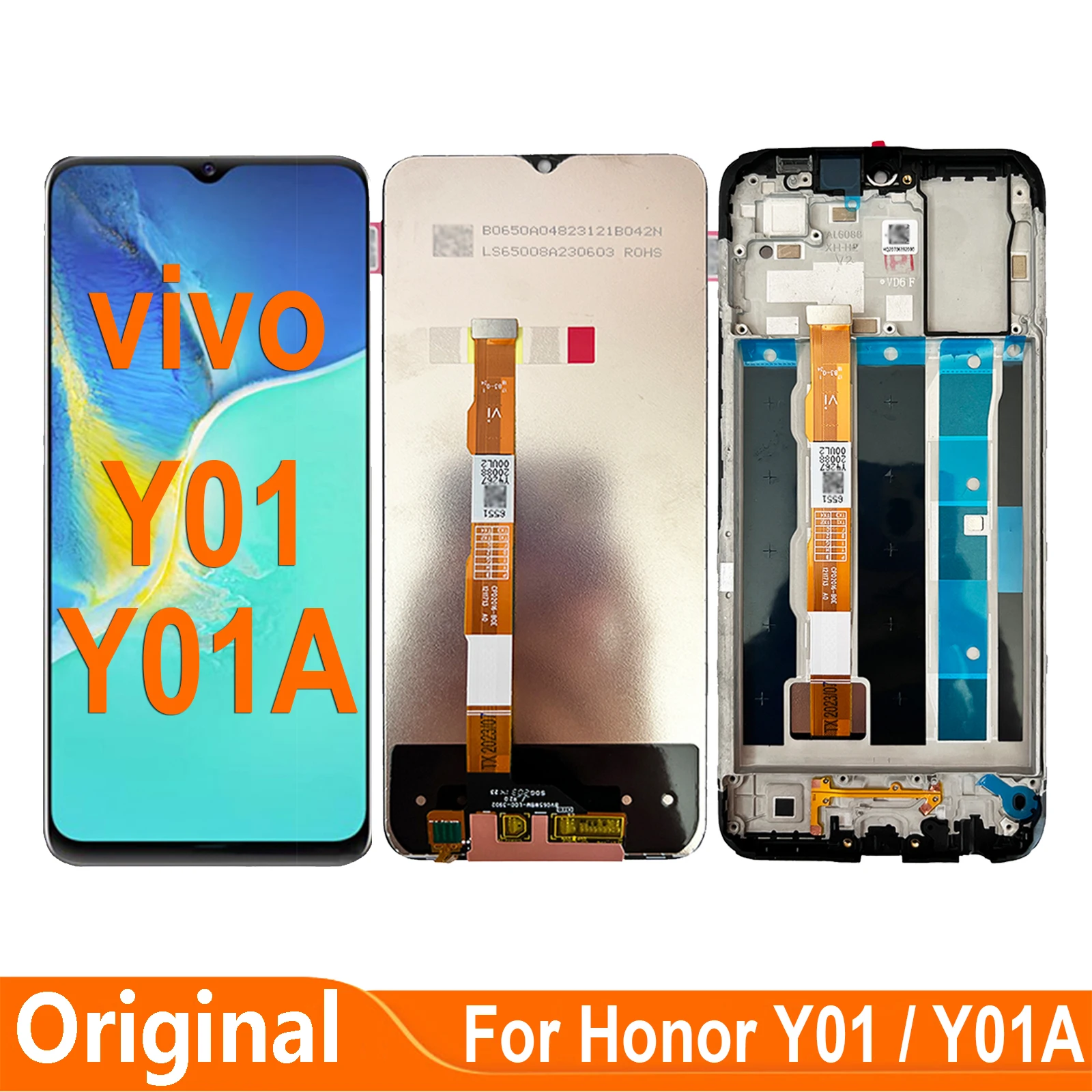 For-Vivo-Y01-Y01A-LCD-Display-Touch-Screen-Digitizer-Assembly-Repair ...