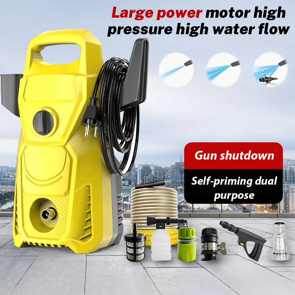 Powerful Electric Pressure Washer High Jet Water Patio Car Cleaner for ...