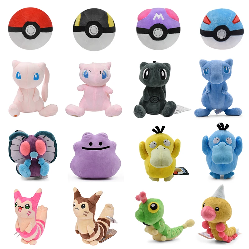 Kawaii-Pokemon-Anime-Push-Toys-Poke-Ball-Master-Great-Ultra-Ball-Shiny ...