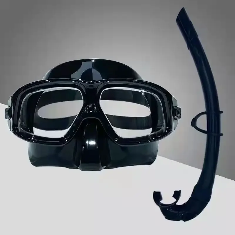 Diving-Mask-Set-Free-Diving-Mirror-Resin-Anti-fog-Lens-Snorkeling-Mask ...