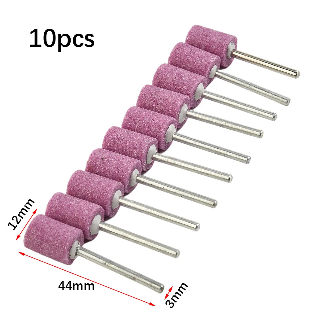 10Pcs Mounted Grinding Stone Head Set 12mm Abrasive Polishing Wheel ...