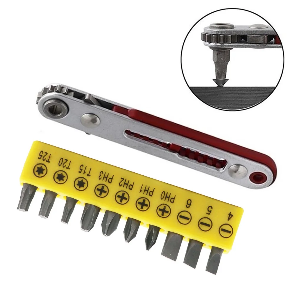 Hexagon-Ratchet-Spanner-1-4-Inch-Mini-Ratchet-Wrench-Screwdriver-With ...