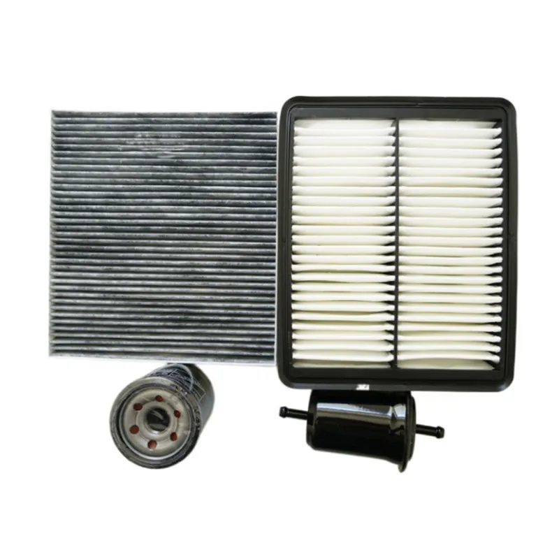 Air Filter + Cabin Air Condition Filter + Fuel Filter Oil Filter For ...