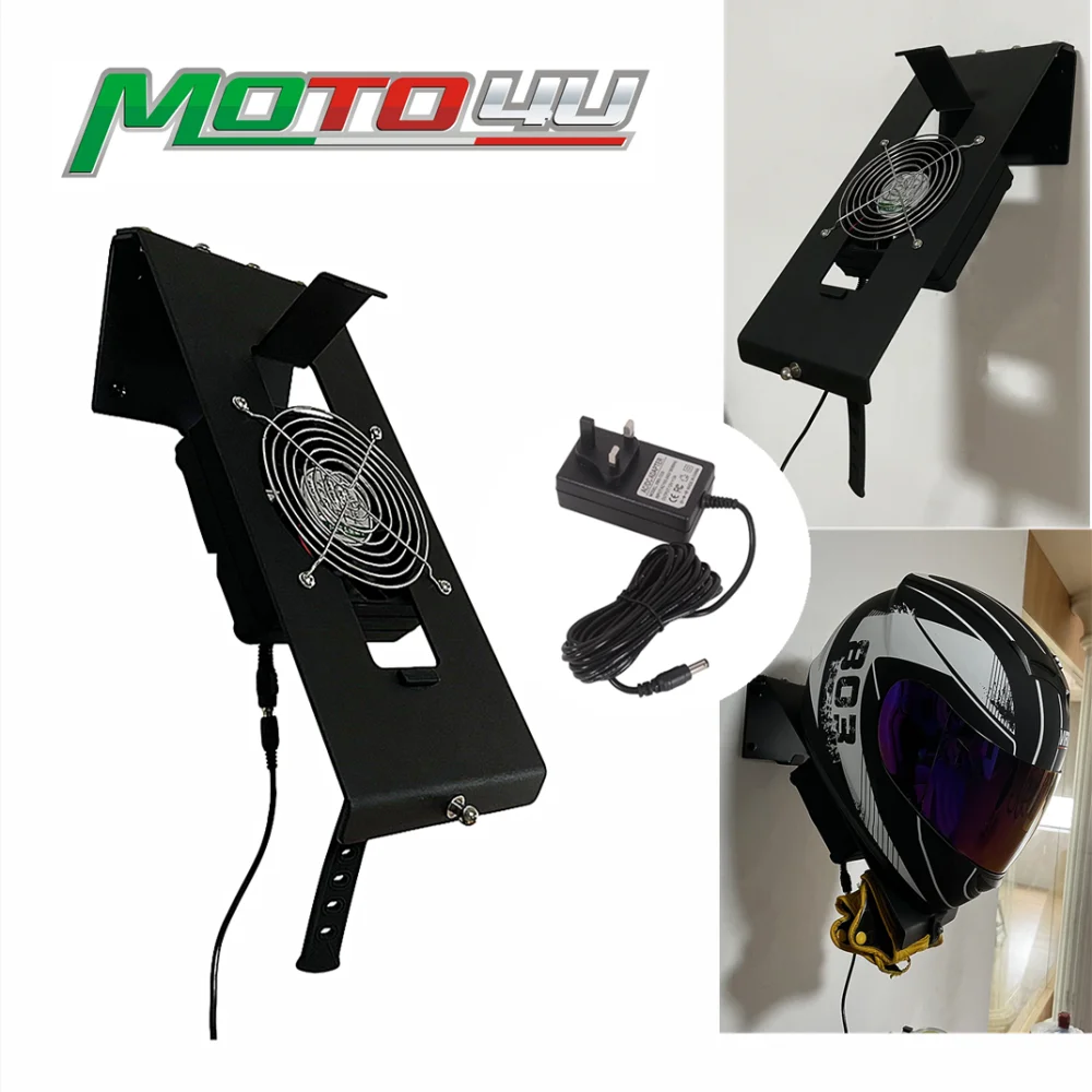 Nieuwe-Helm-Droger-Helm-Wall-Mount-Holder-Rack-Met-Ventilator-Met-Plug ...