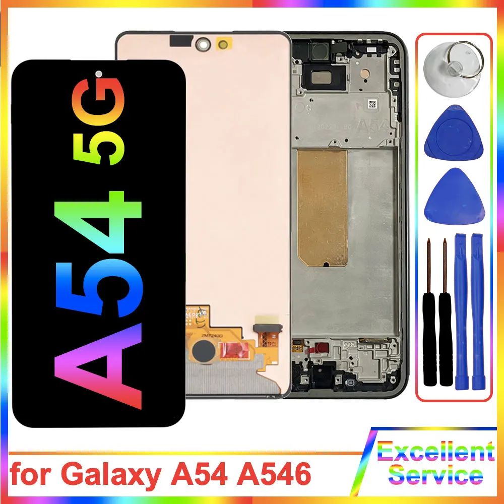 Super-AMOLED-A54-5G-Screen-for-Samsung-Galaxy-A54-5G-A546-A546B-A546U ...