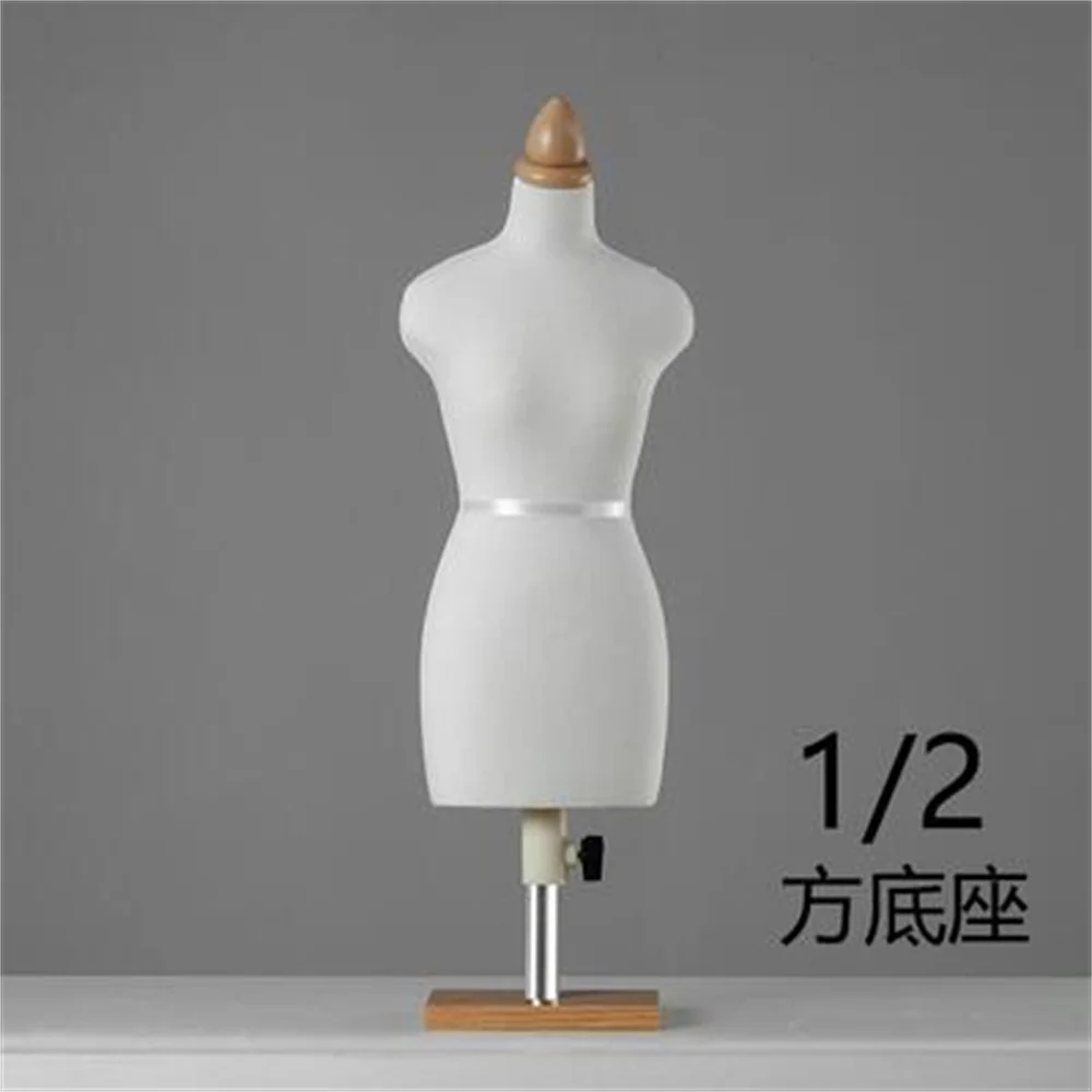 Female-Cloth-Art-Mannequins-1-4-Torso-Wood-Sewing-BJD-Body-Tripod-Stand ...