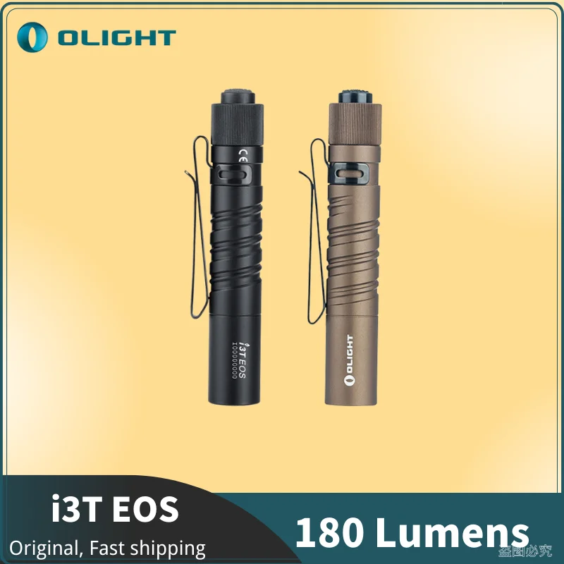 Olight i3T EOS Mini Chaveiro Lanterna 180Lumens Com Bateria AAA Pequeno ...