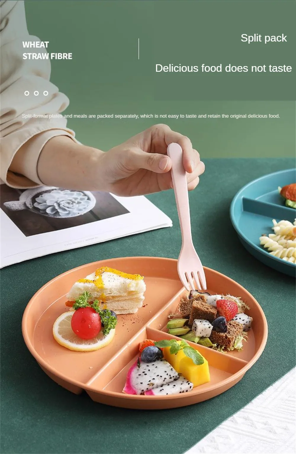 Portion Control Plate For Adults Women Weight Loss Round Bariatric ...