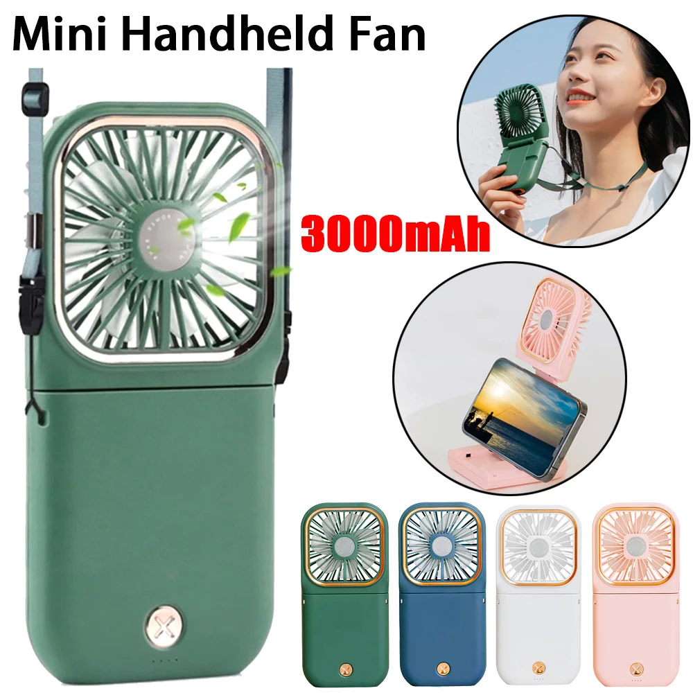 Mini-Handheld-Fan-Folding-USB-Electric-Fan-with-Phone-Bracket-Function ...