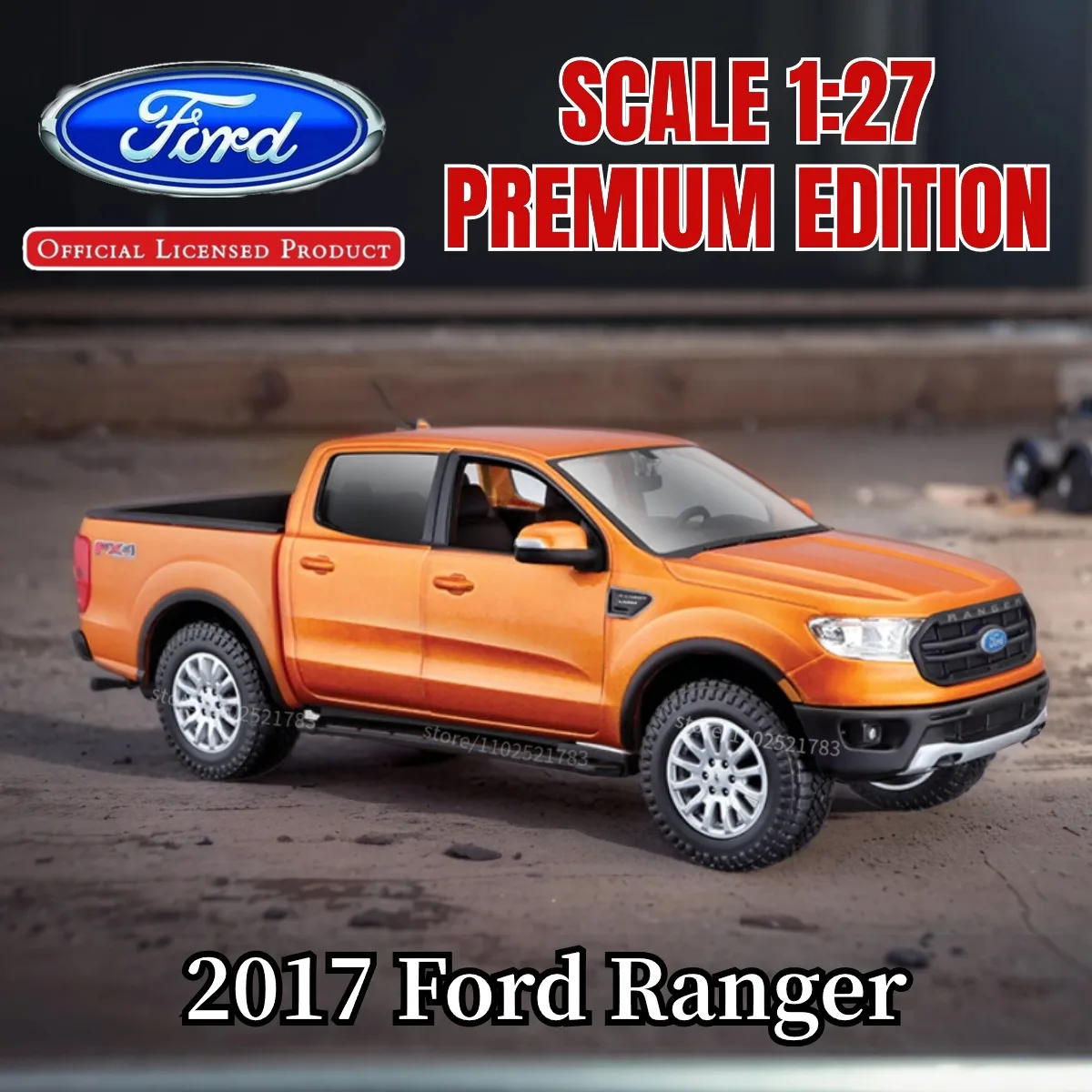Maisto-1-27-2019-Ford-Ranger-Replica-Authnetic-Car-Model-Scale ...