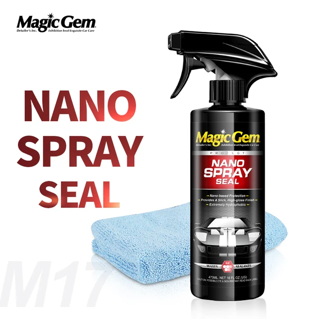 Magic Gem 疎水性ポリマーコーティング用セラミックスプレー,カーアクセサリー,ナノスプレー M17