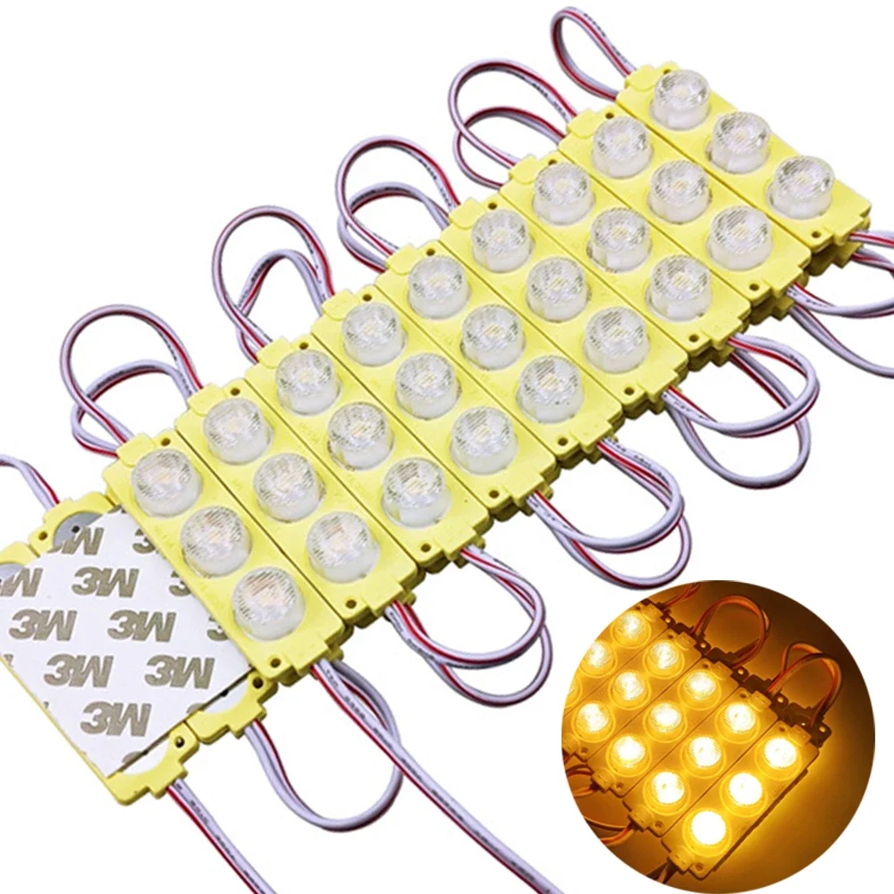 20pcs-Super-Bright-3-LED-Module-Lights-12V-Outdoor-Waterproof-for-Shop ...