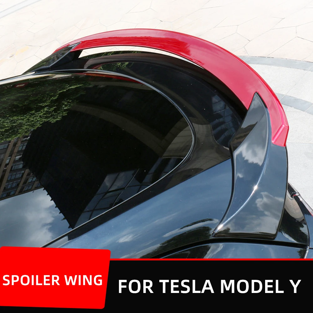 For-Tesla-Model-Y-2019-20-21-22-Rear-Trunk-Lid-Boot-Lip-Spoiler-Wings ...