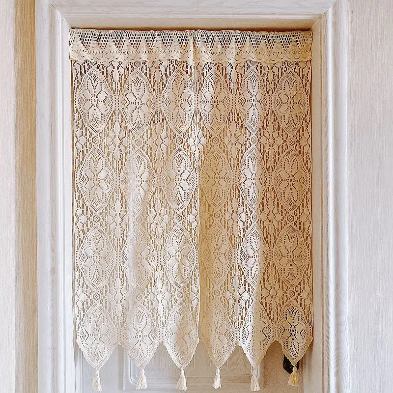 1Pc-Vintage-Crocheted-Cotton-Thread-Door-Curtains-With-Fringe-90cm ...