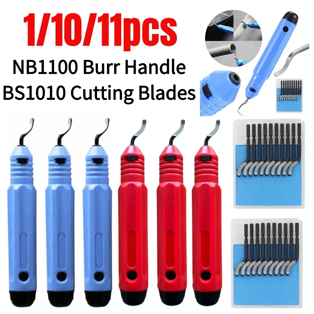 1-10-11pcs-Hand-Burr-Trimming-Knife-BS1010-NB1100-Edge-Scraper-Pipe ...