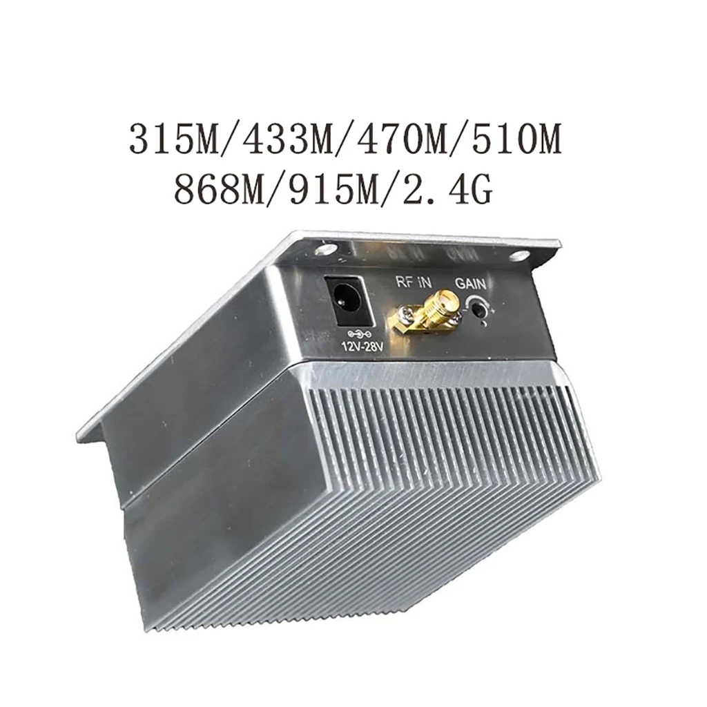XQ-10W Ultra-wideband Automatic Power Control RF Amplifier 380-520MHz ...