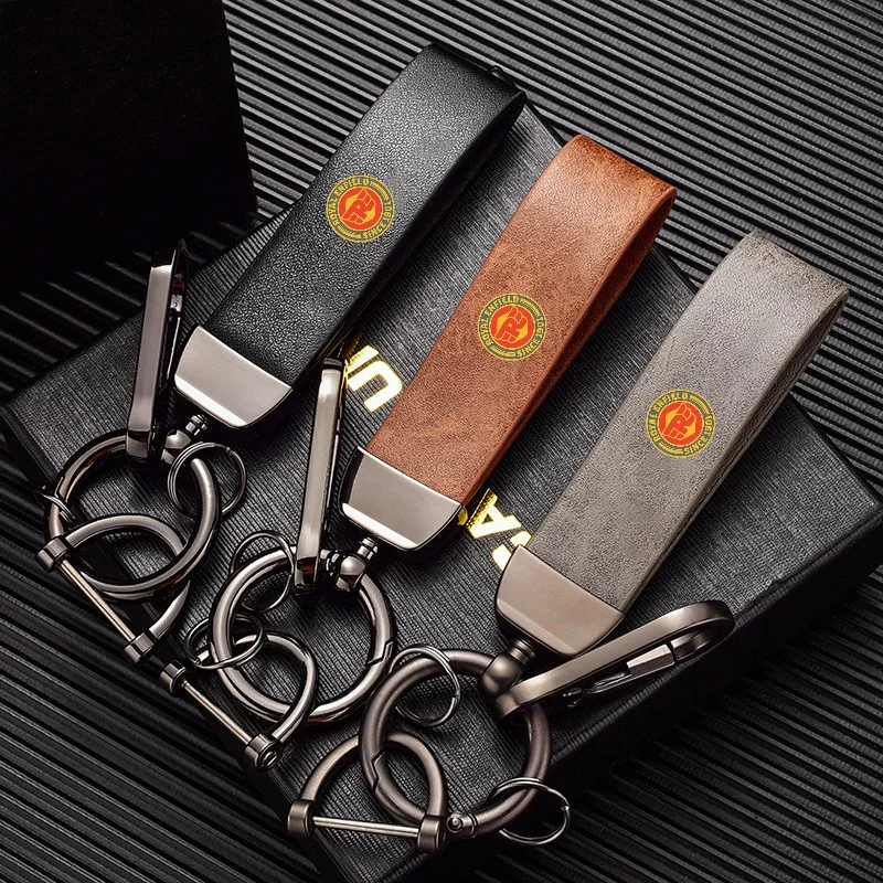 High Quality Leather Motorcycle Keychain Keyring Key Ring Pendant for ...