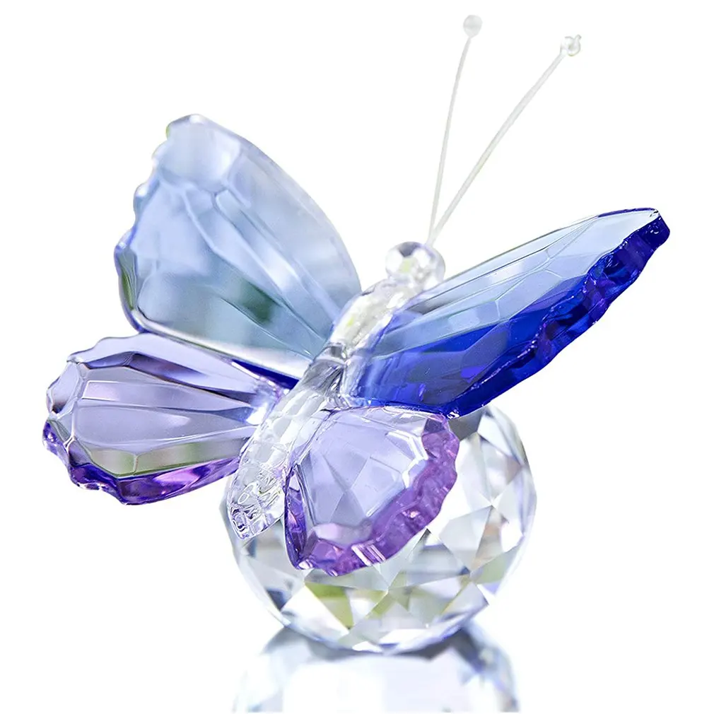 New-Crystal-Flying-Butterfly-with-Crystal-Ball-Base-Figurine-Collection ...