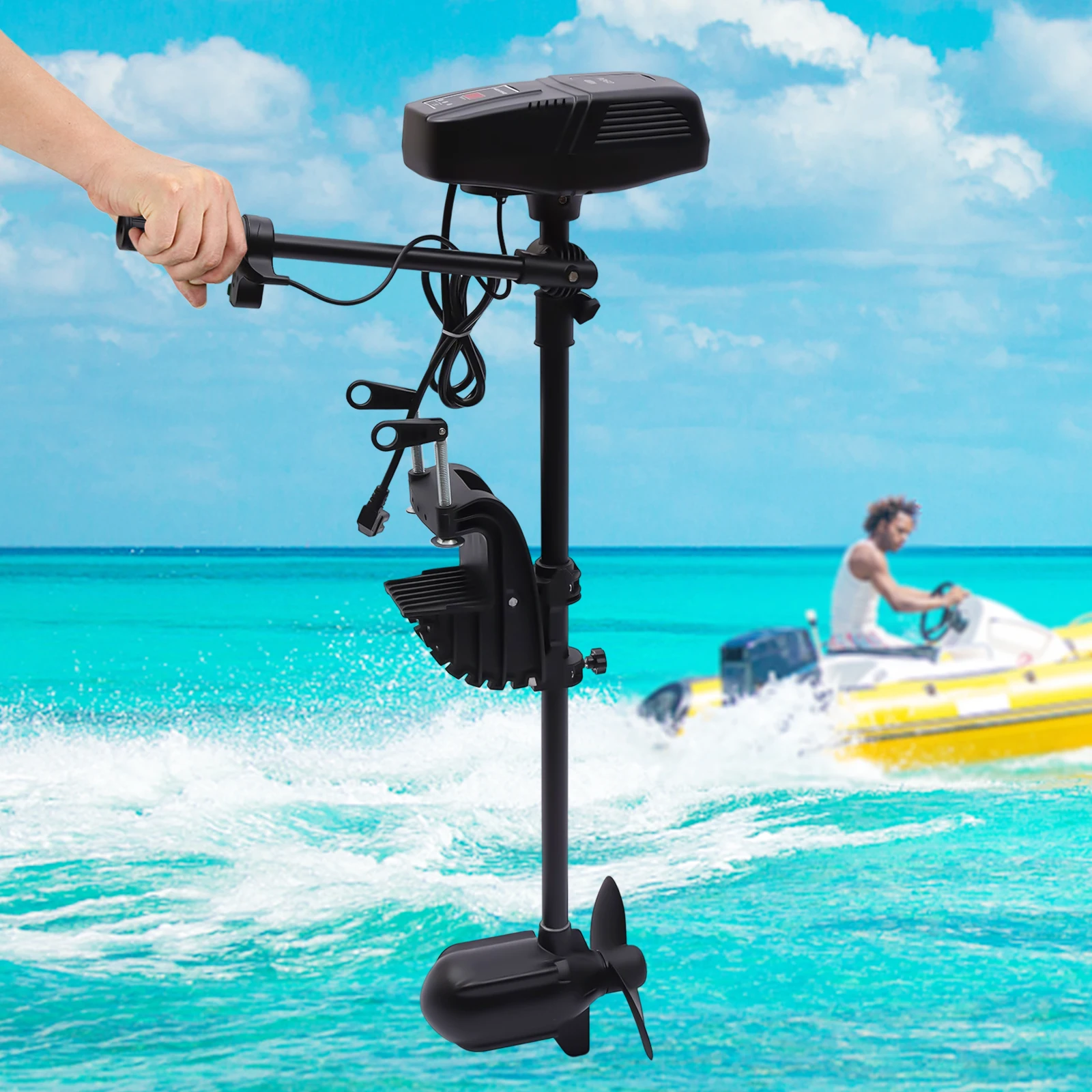 1400W-48V-Foldable-Electric-Boat-Engine-Outboard-Trolling-Motor ...