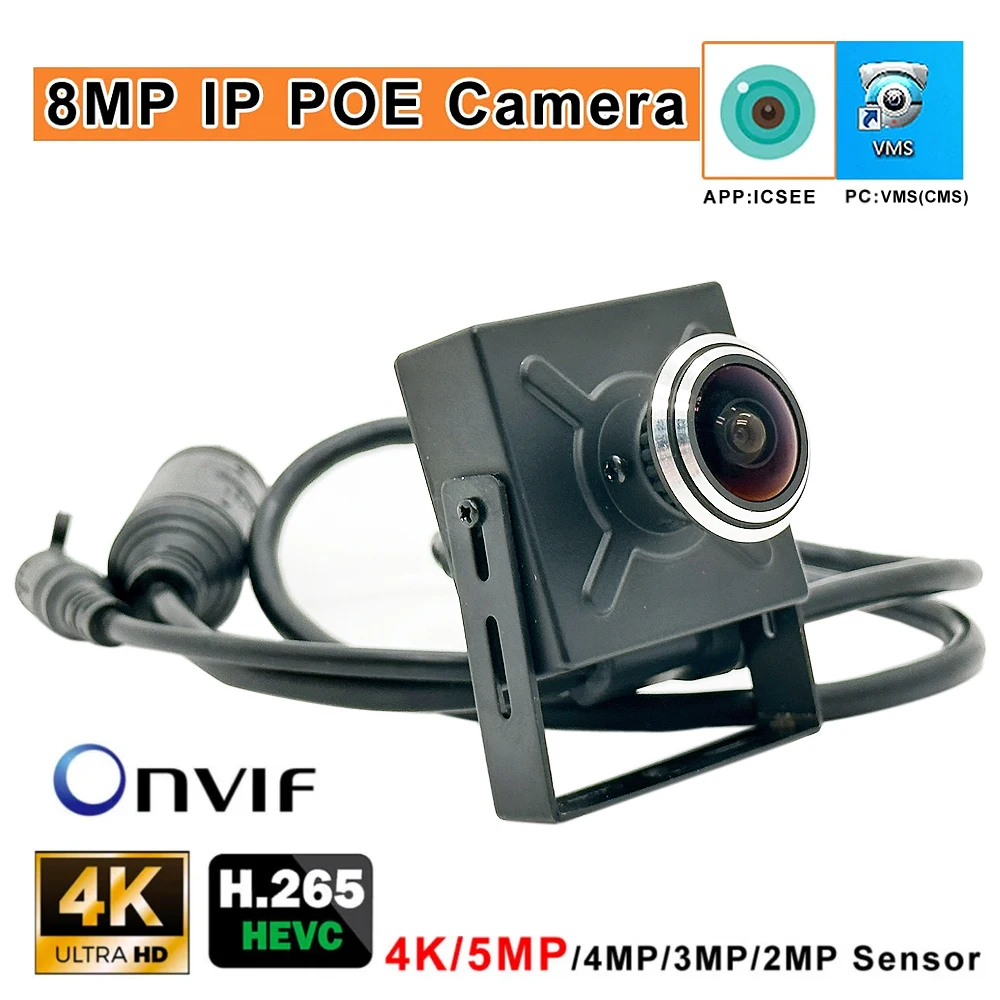 Fisheye-IP-POE-C-mera-de-Seguran-a-Mini-Interior-C-mera-de-Vigil-ncia ...