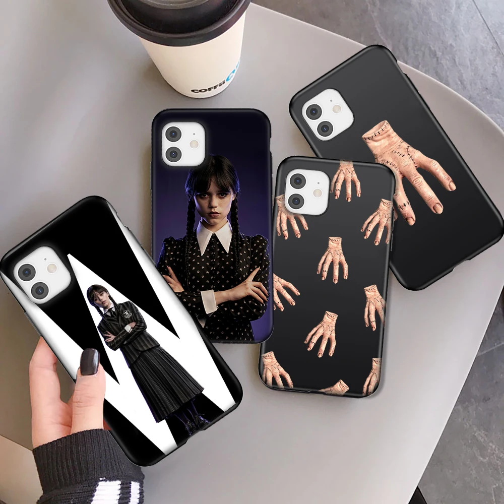 USLION-Wednesday-Addams-Family-Soft-TPU-Phone-Protection-Case-Phone ...