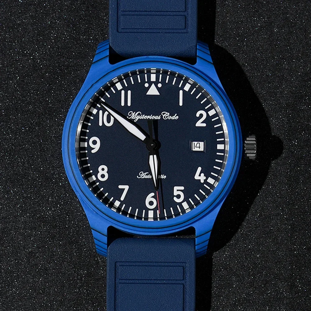 Reloj-deportivo-Mysterious-Code-para-hombre-cron-grafo-de-piloto-de ...