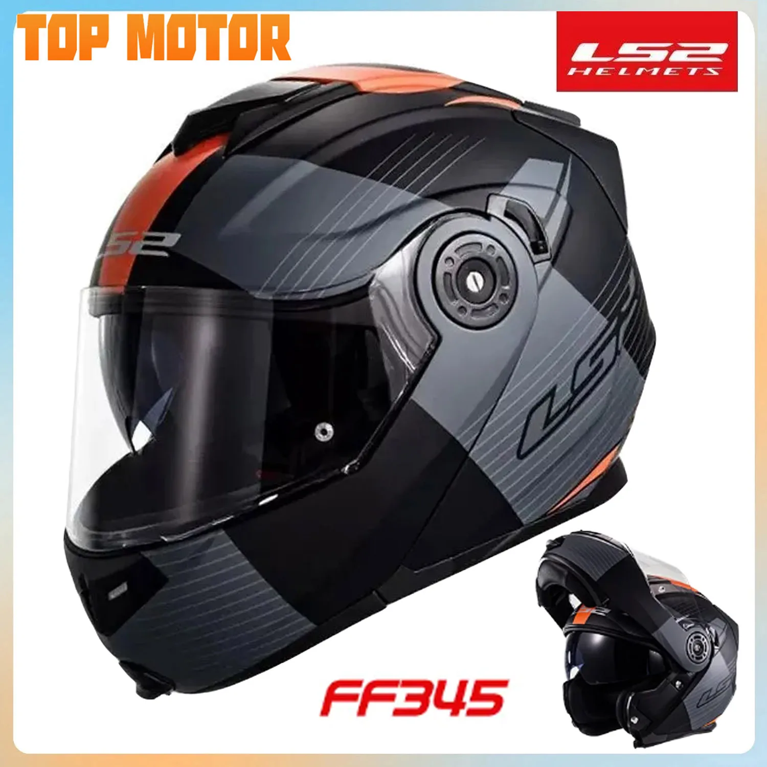 LS2-Casco-de-motocicleta-FF345-para-hombre-protector-de-cabeza-abatible-hacia-arriba-de-cara ...