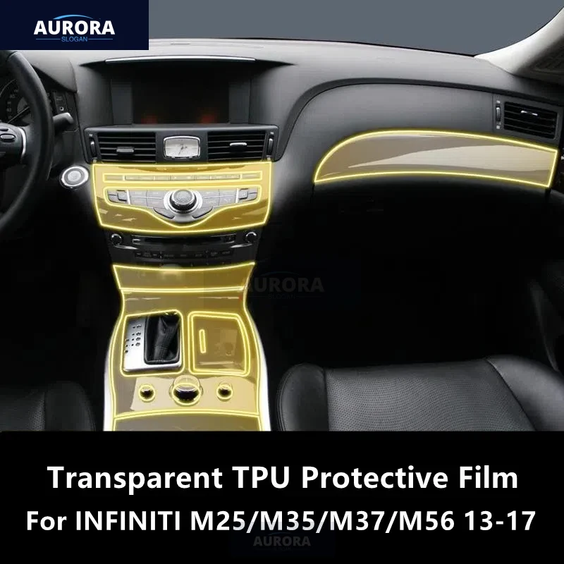 For INFINITI M25/M35/M37/M56 13-17 Car Interior Center Console ...