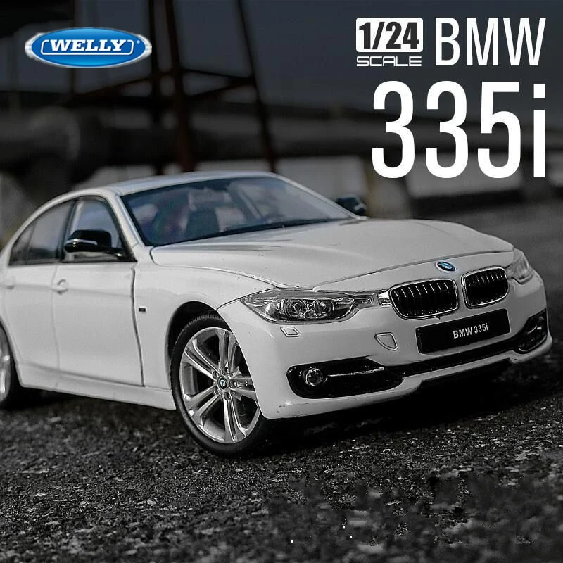 Welly 1:24 BMW 3 시리즈 335i 합금 자동차 모델, 다이캐스트 금속 장난감 차량, 높은 시뮬레이션 컬렉션, 어린이 ...