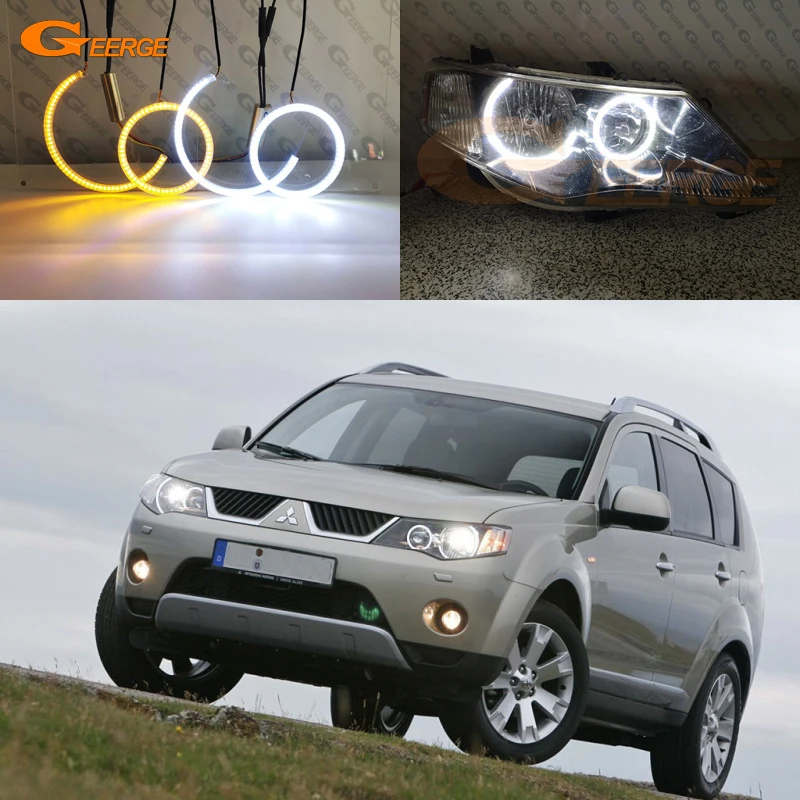Geerge-For-Mitsubishi-Outlander-II-2006-2012-Halogen-Headlight-Ultra ...