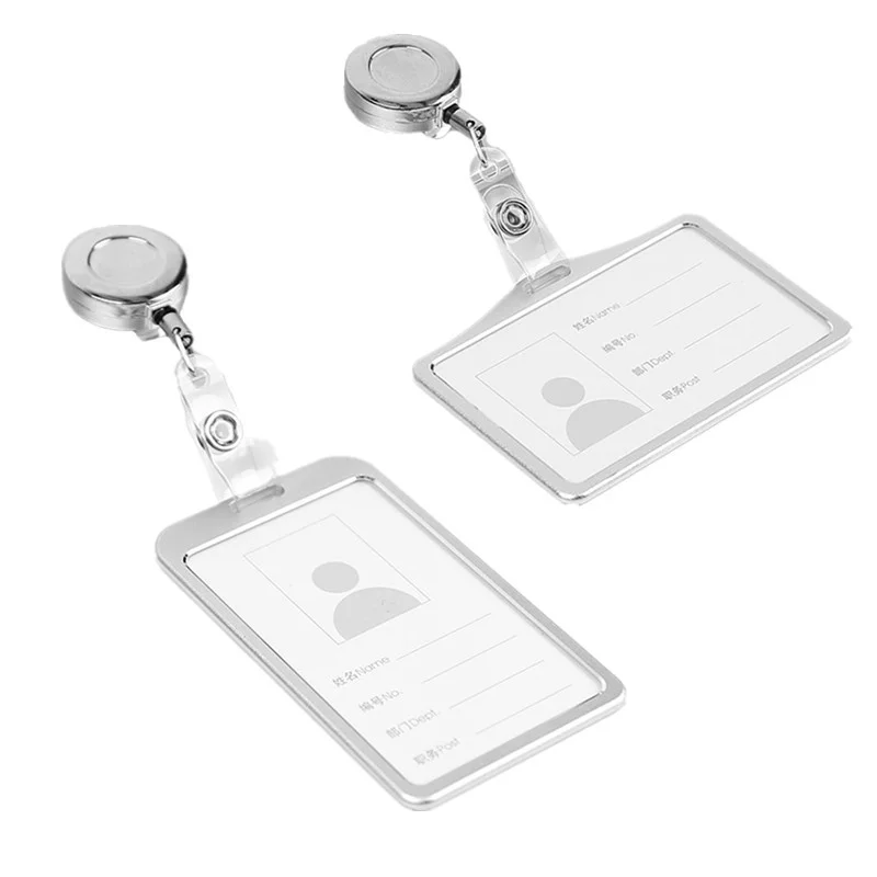 Aluminum-Alloy-Card-Badge-Holder-Business-Work-Card-With-ABS ...