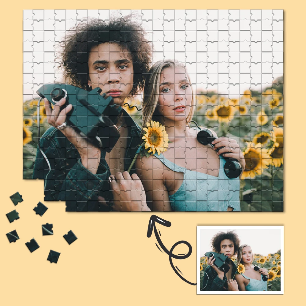 Custom Photo Puzzle Maker,Personalized Picture Jigsaw for Couples ...