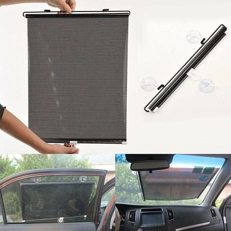 Car Windshield Sunshade Automatic Rolling Solar Protection UV ...