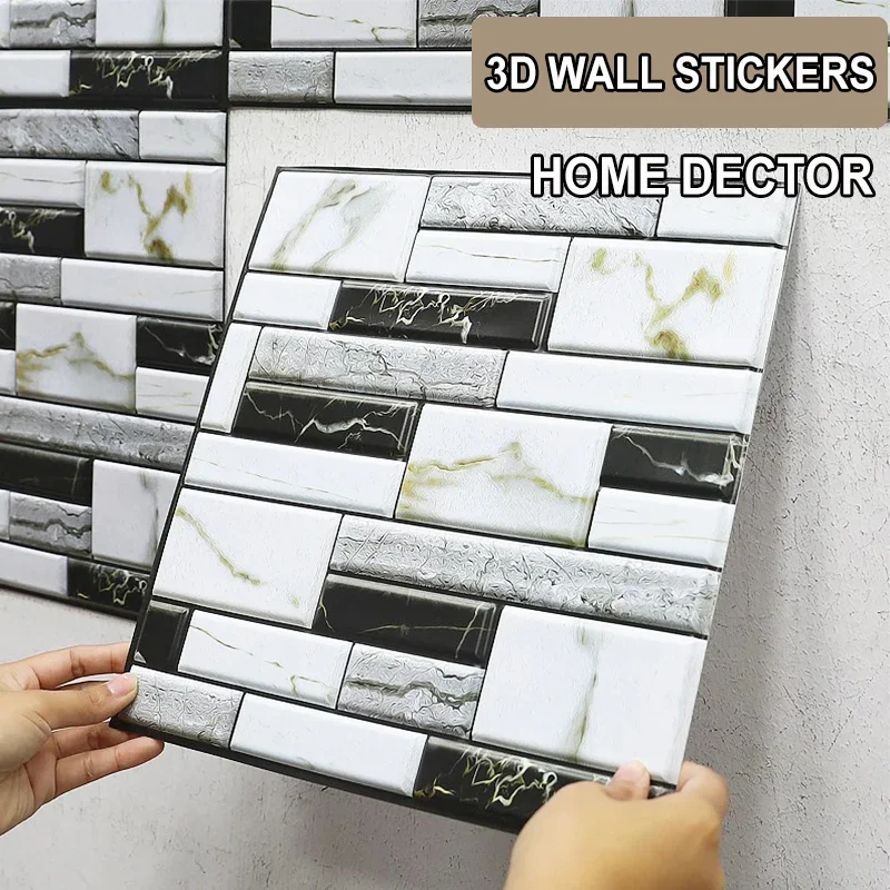 30x30cm Wall Sticker papel de parede 3D used for Office Study Tea room ...