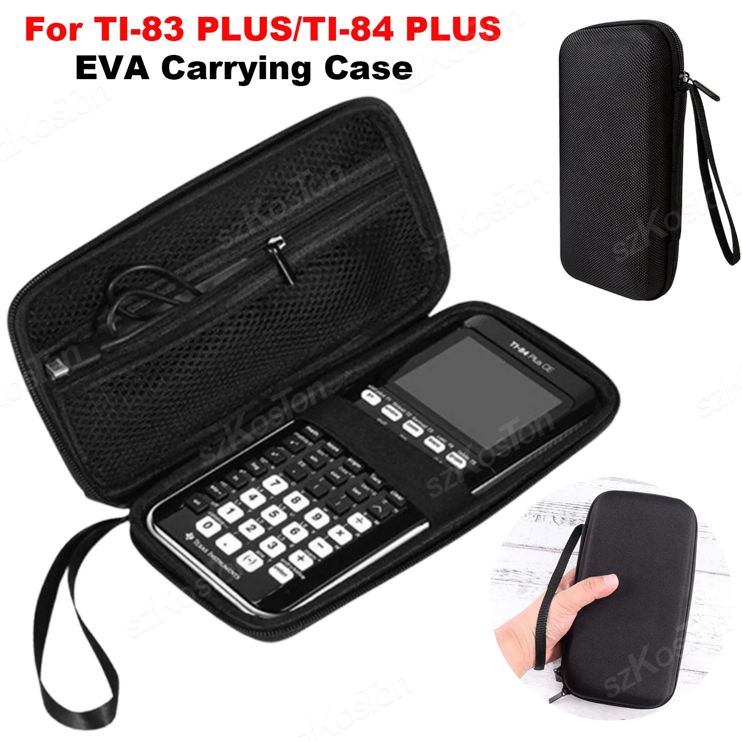 EVA Carrying Case For Texas Instruments Graphing Calculator TI-83 PLUS ...