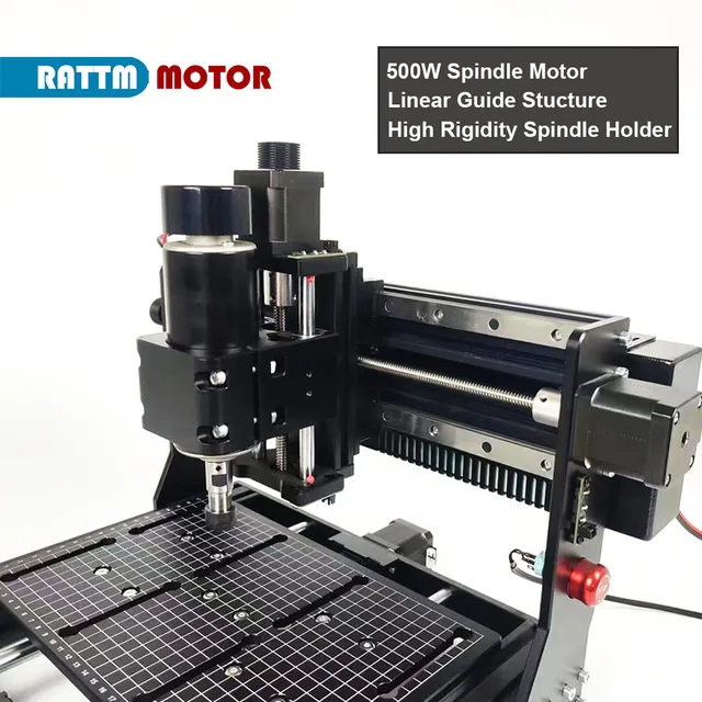 3020 Plus Cnc Wood Router Machine 500W Orsó Grbl Control Linear Guide Verzió Metal Metszet Maró ...