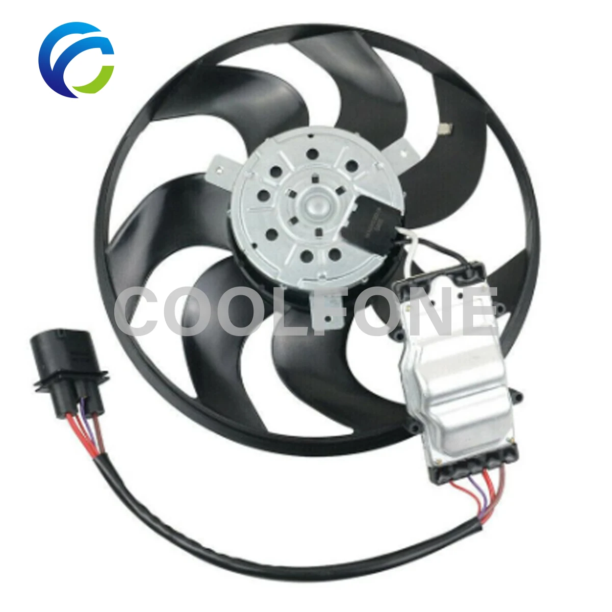 Electric-Cooling-Fan-for-AUDI-Q7-4L-PORSCHE-CAYENNE-955-VW-TOUAREG-7LA ...