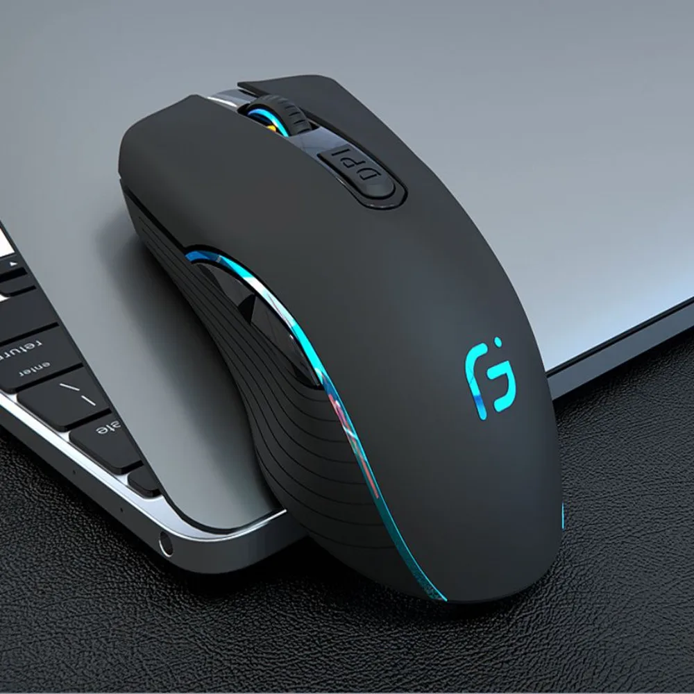 Ergonomic Design Bluetooth Wireless Mouse PC Gaming Home Office ...