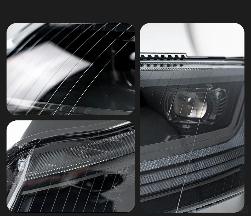 Audi A6 Headlights 2005-2011 A6 C5 C6 LED Headlight Dynamic Signal ...