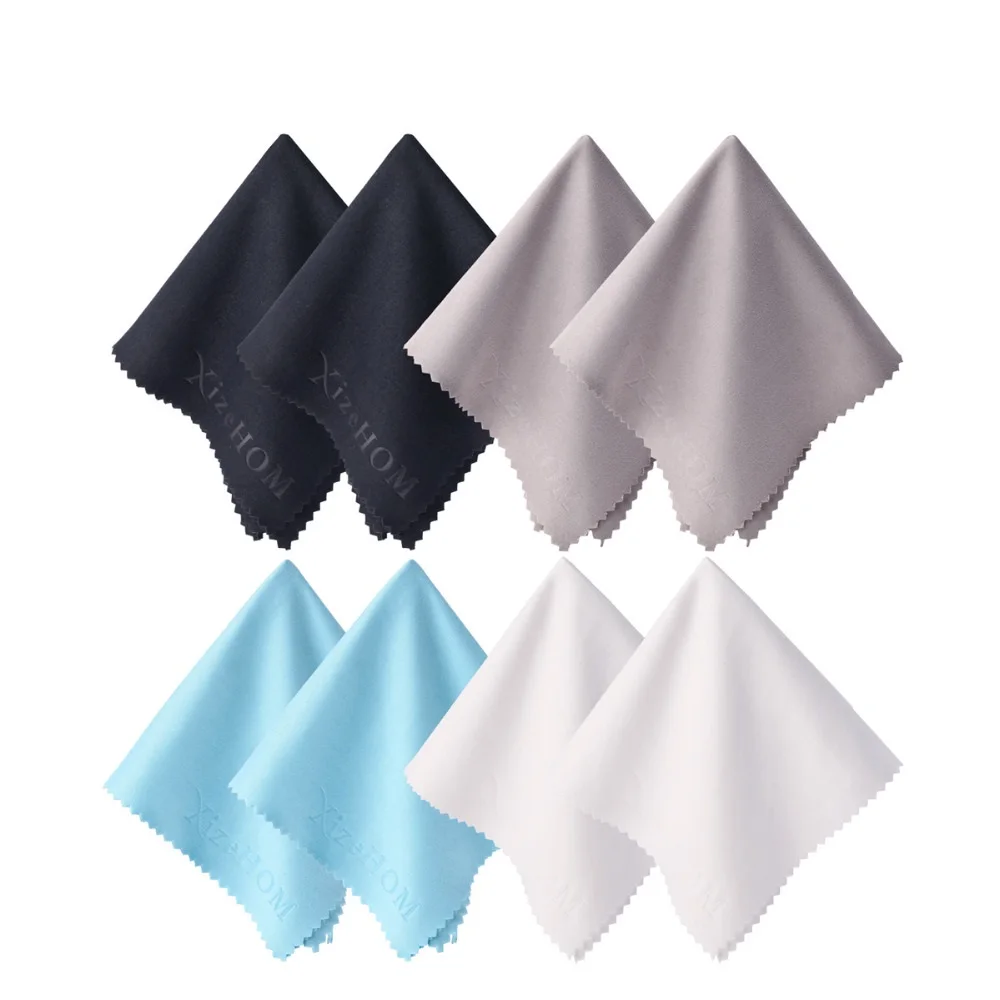 XizeHOM 8 pcs lots High quality Glasses Cleaner 20 20cm Microfiber