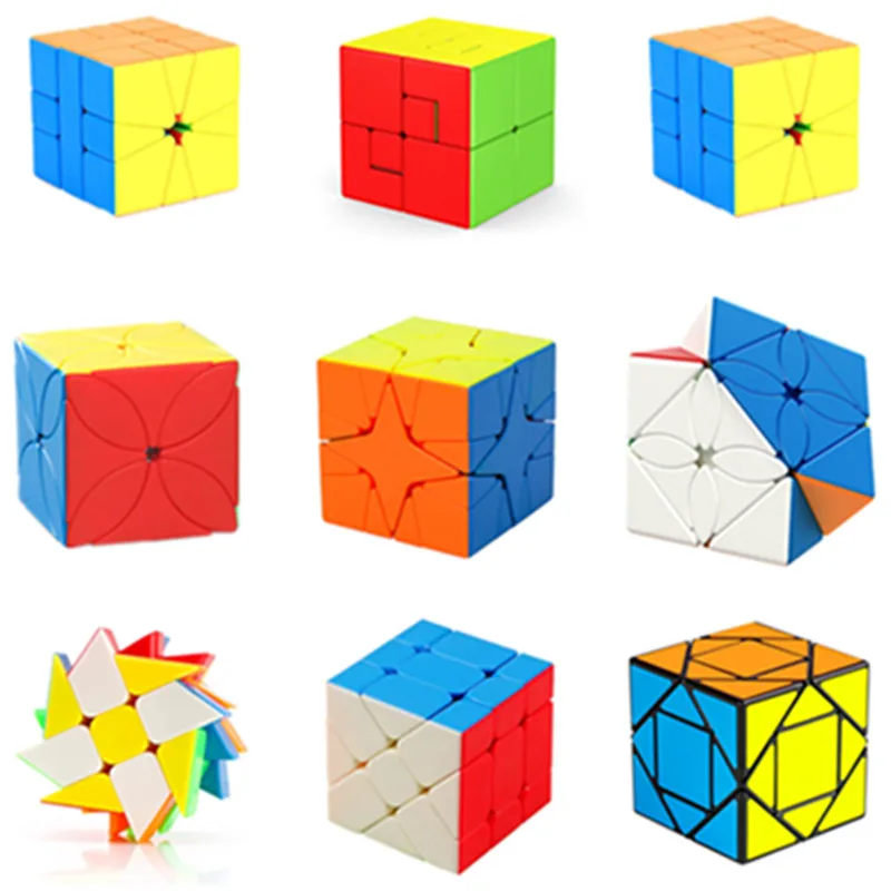 Moyu-Meilong-SQ1-Fisher-Windmill-Magic-Cube-2x2-3x3-Puzzle-Stickerless ...